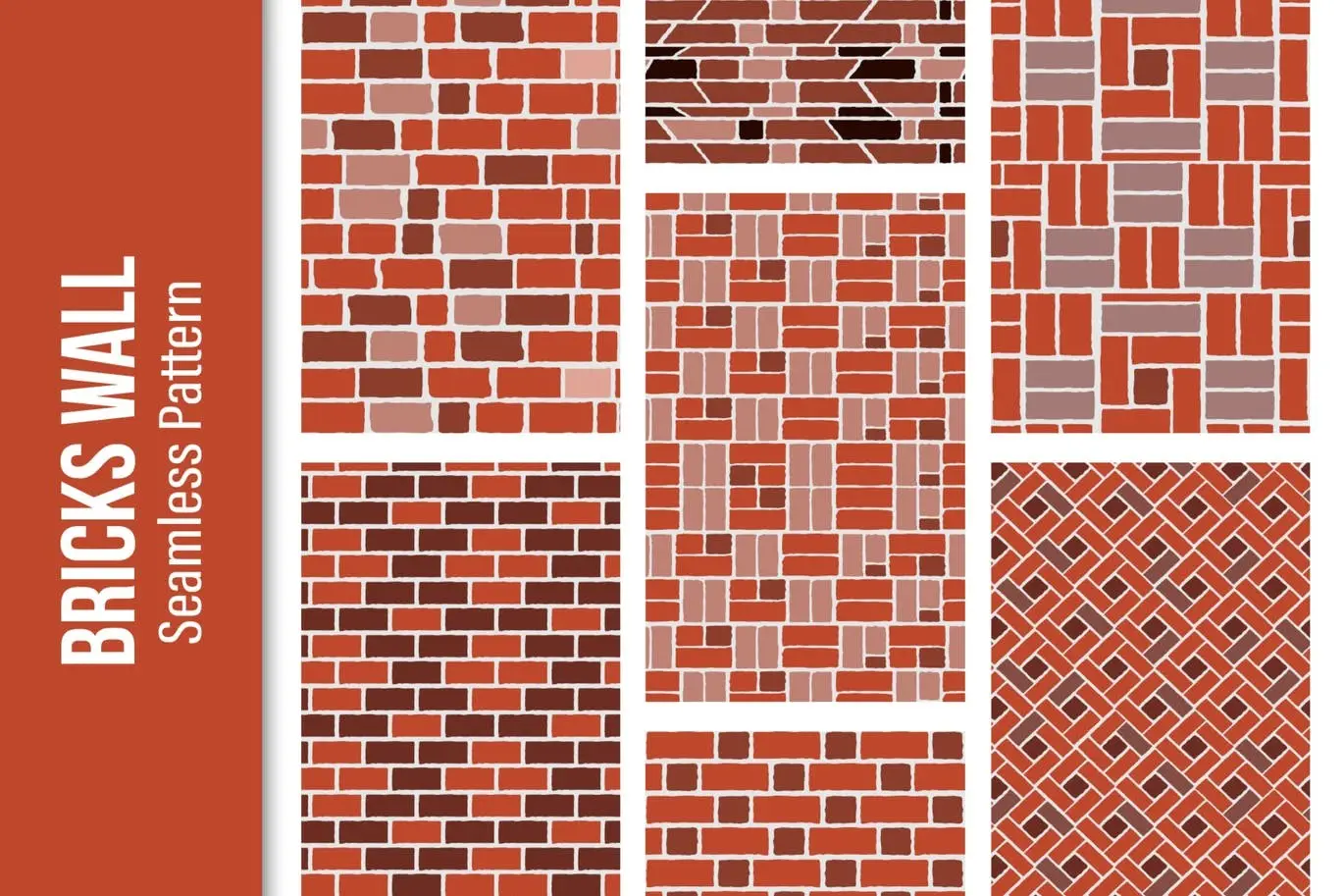 Brick Seamless Pattern for Digital Design