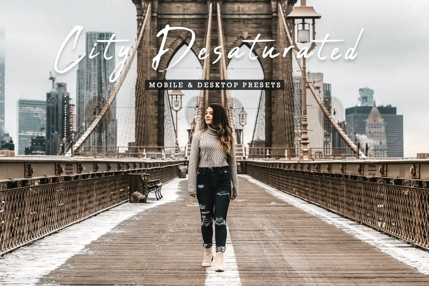 City Desaturated Lightroom Preset for Mobile & Desktop