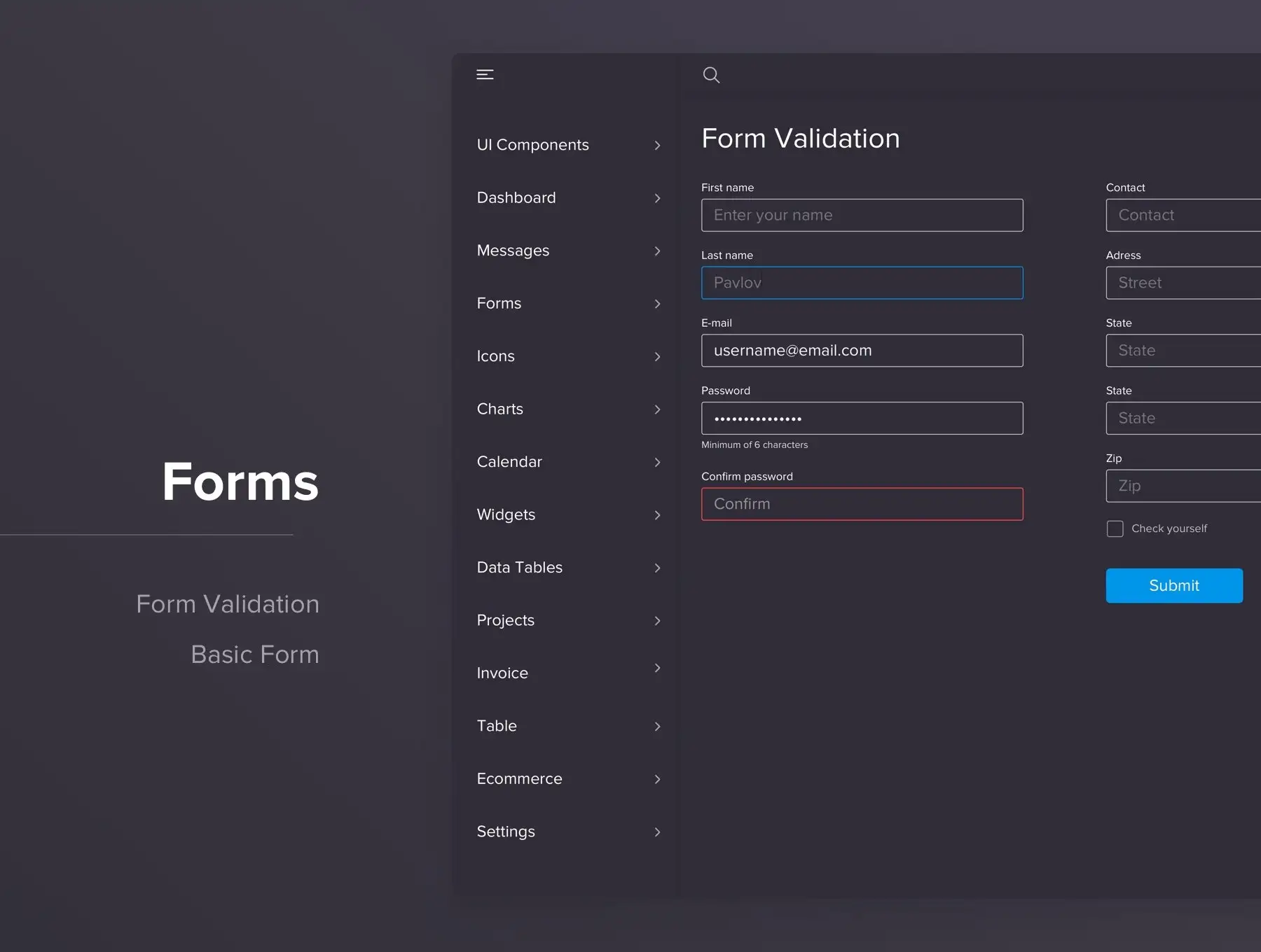 Dashboard Panel Design: Modern UI Kit
