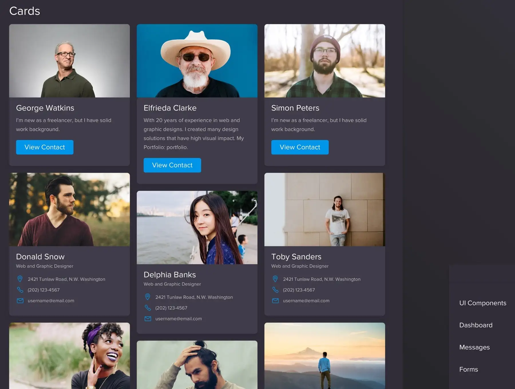 Dashboard Panel Design: Modern UI Kit