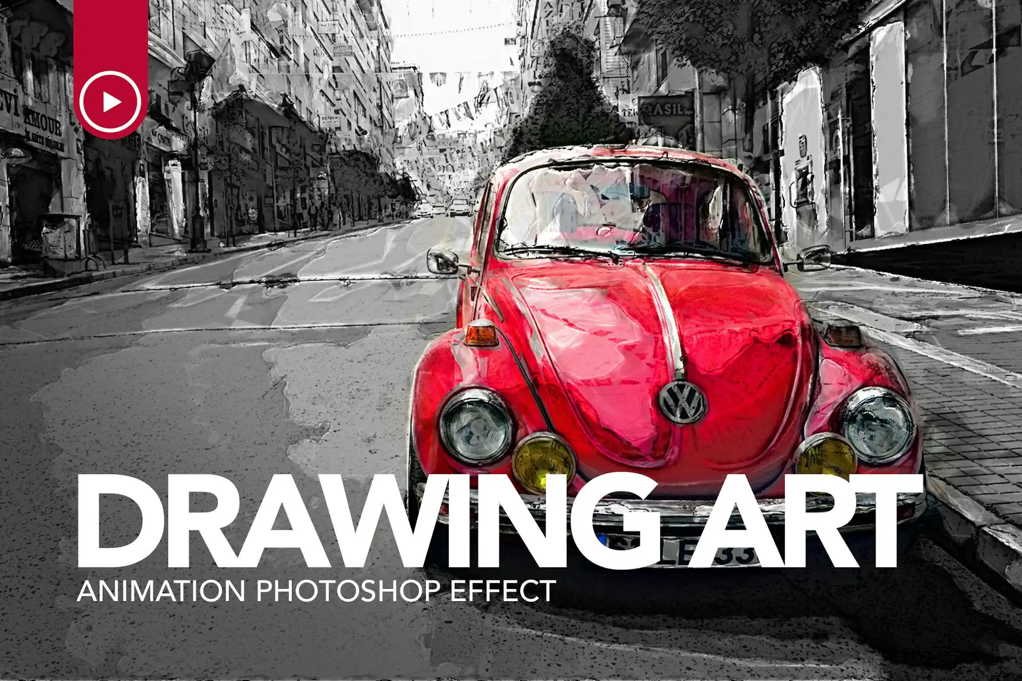 Drawing Art Animation Photoshop Action - Create Stunning Animations