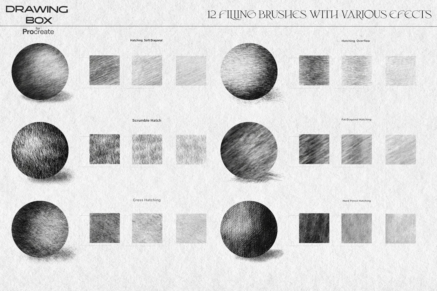 Drawing Box Brush Collection for Procreate