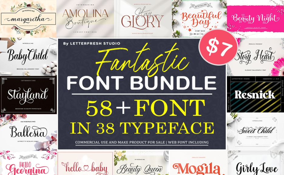 Fantastic Fonts Bundle