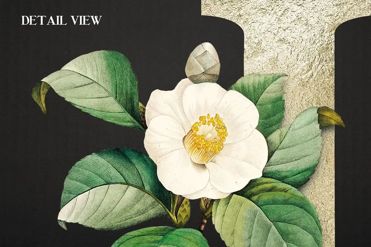 Floral Monogram Alphabet Letters - Vintage Floral Designs