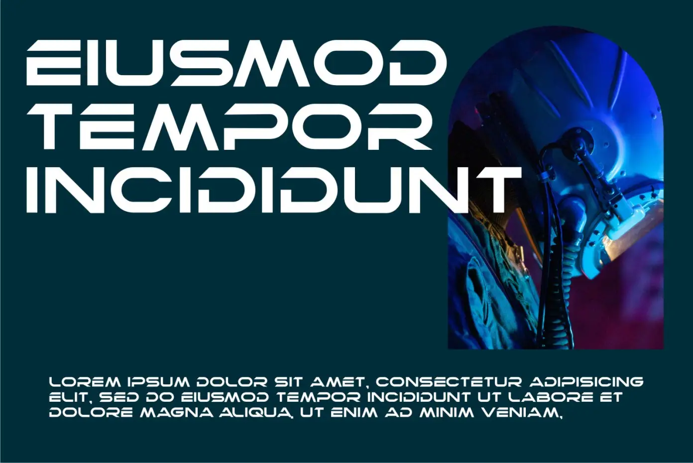 Futures Display Font - Modern Typeface