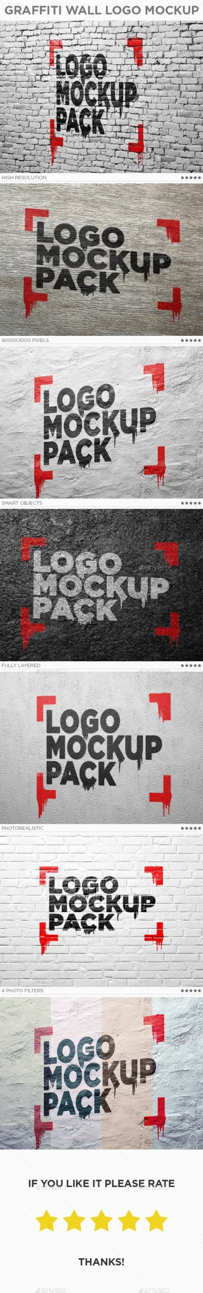 Graffiti Logo Mockup - Showcase Your Designs