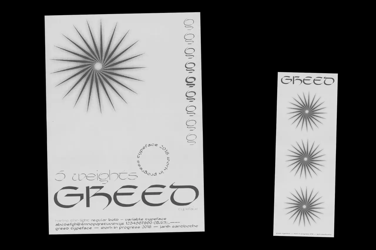 Greed Typeface - Modern Font for Design