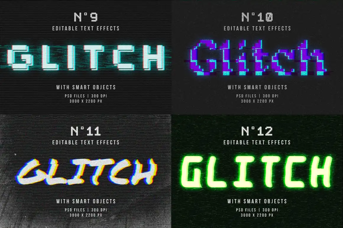 Photoshop Glitch Text Effects for Creative Designs