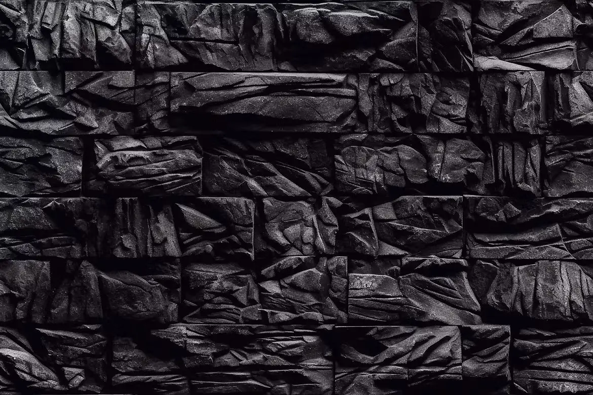 Black Stone Wall Seamless Texture Backgrounds | High-Quality Textures