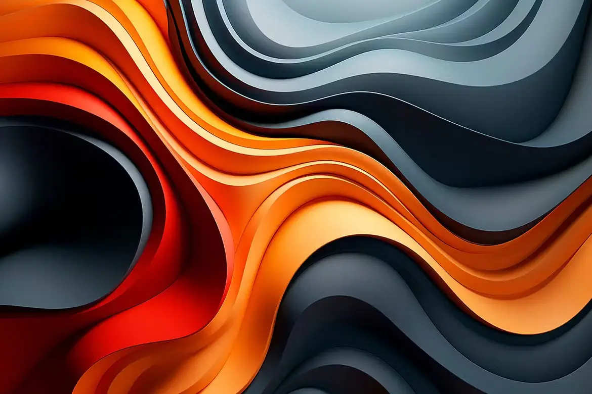 Colorful Curvy Wave Backgrounds for Stunning Visuals
