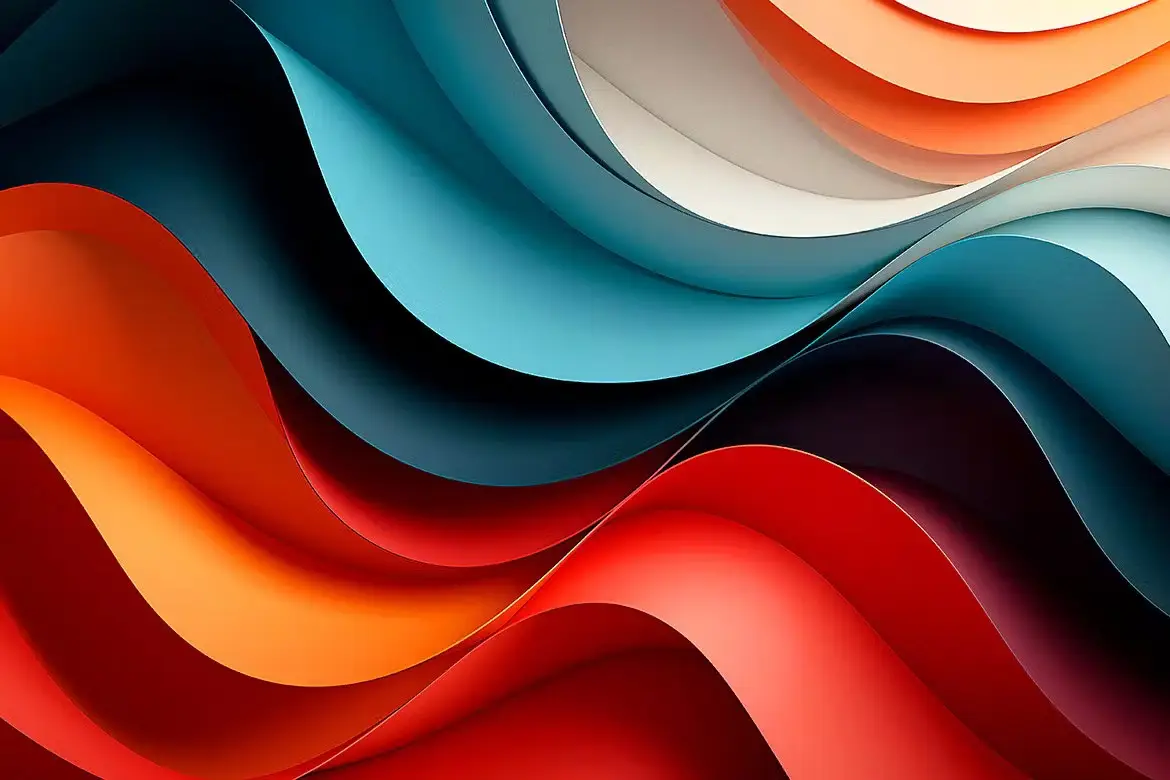 Colorful Curvy Wave Backgrounds for Stunning Visuals