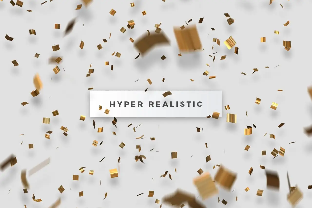 Confetti Overlays - Vibrant PNG Designs