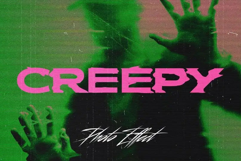 Creepy TV Glitch Photo Effect - Transform Your Images