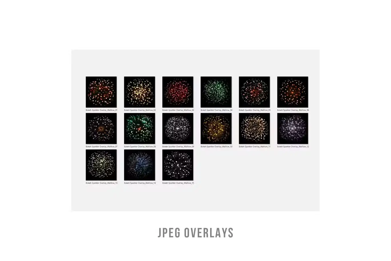 Realistic Firework PNG Transparent Photo Overlays