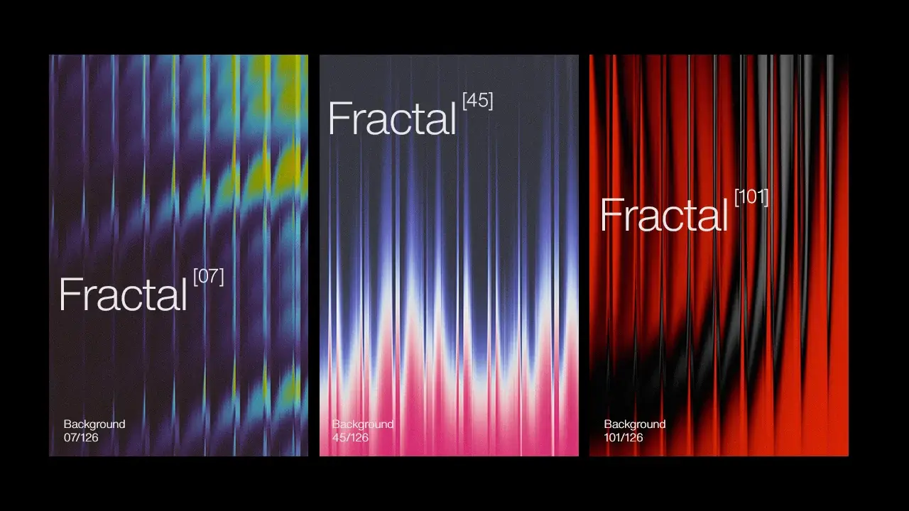 Fractal Haze: Stunning Glass Effect Gradients