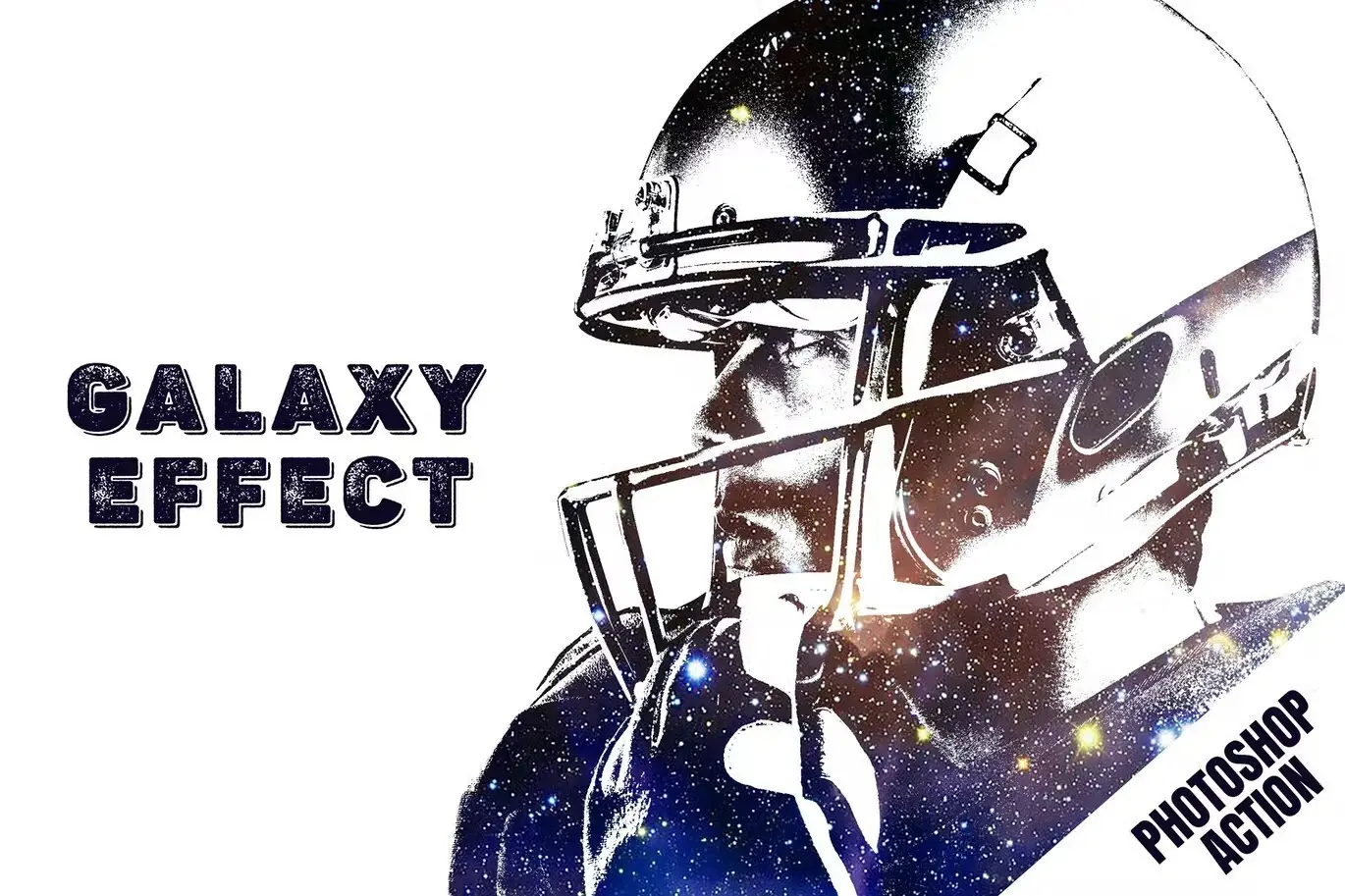 Galaxy Effect Photoshop Action - Stunning Cosmic Effects
