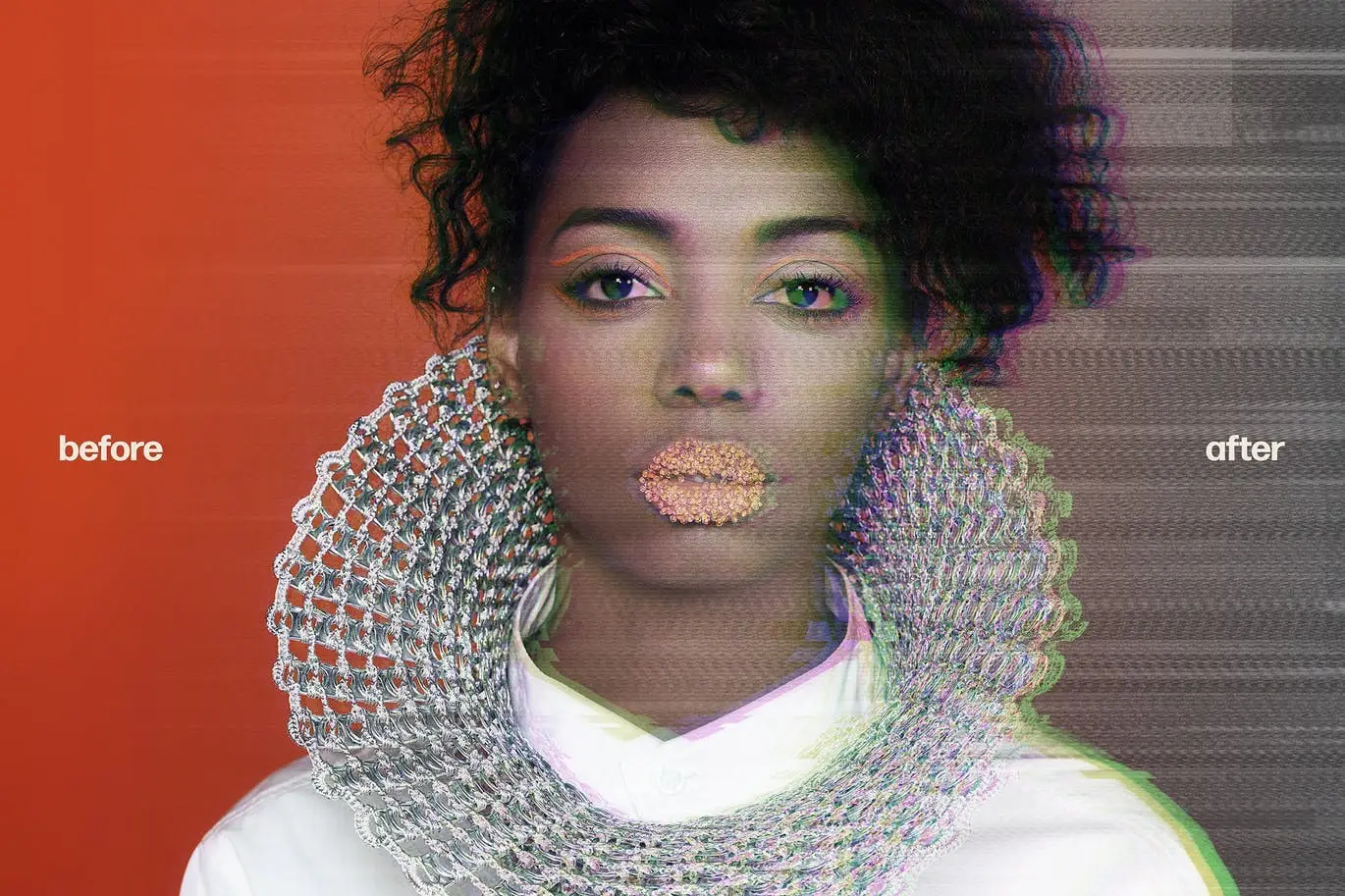 Glitch Twitch Photo Effect - Stunning Visual Transformations