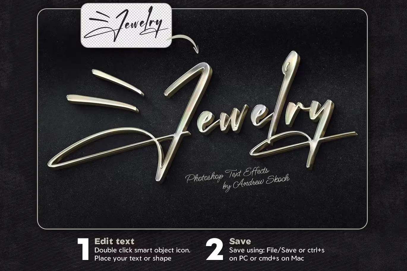 Gold Text Effects 1 - Stunning Typography Collection