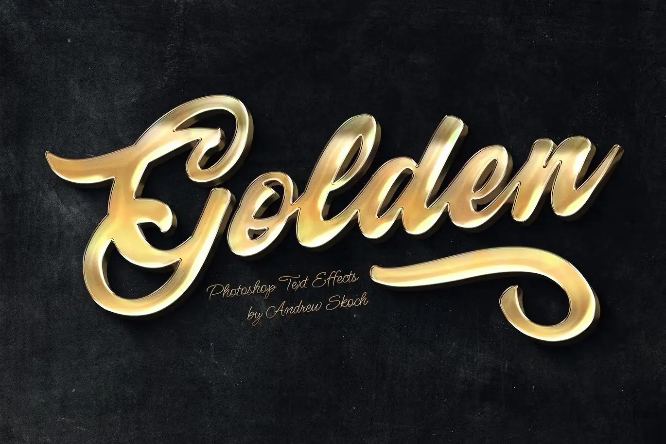 Gold Text Effects 1 - Stunning Typography Collection