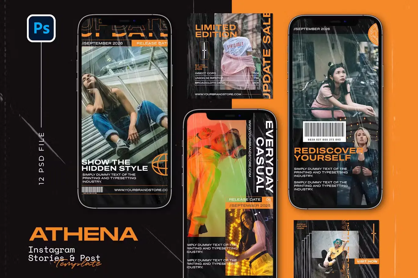 Hype Fashion Instagram Template - Athena