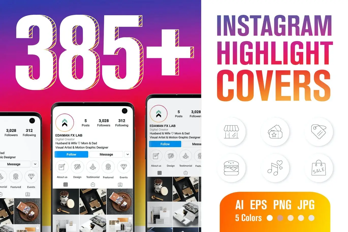 Instagram Highlight Cover Icons for Stunning Profiles