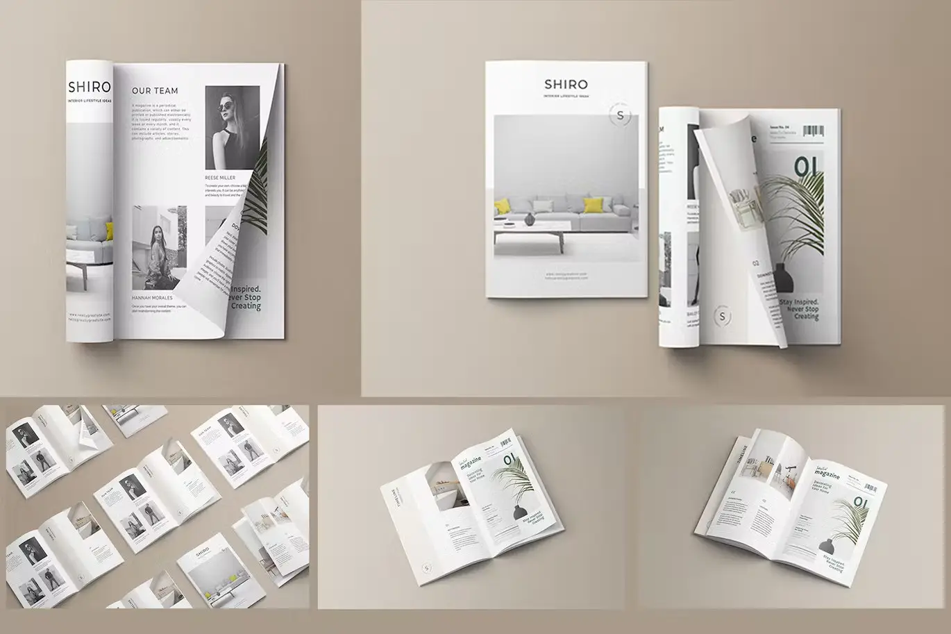 Magazine Mockups PSD for Stunning Design Presentations