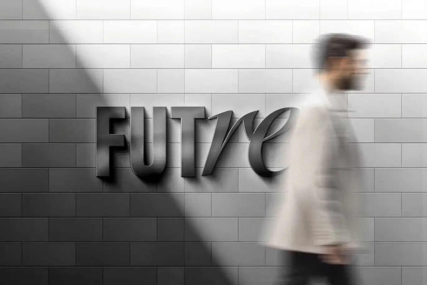 Metal Sign Logo Mockup - Showcase Your Designs