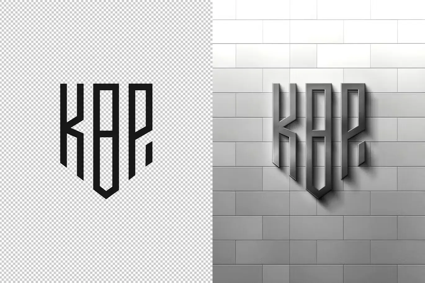 Metal Sign Logo Mockup - Showcase Your Designs