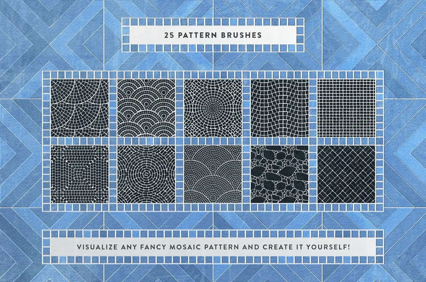 Mosaic Tile Photoshop Brushes for Stunning Art