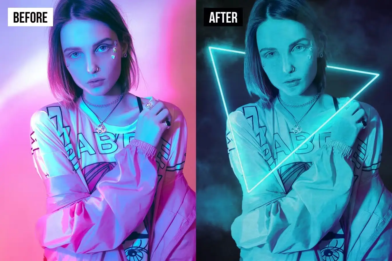 Neon Light Effect Photoshop Action for Stunning Designs