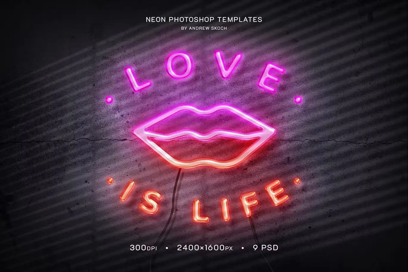 Neon Wall Sign Templates for Stunning Designs