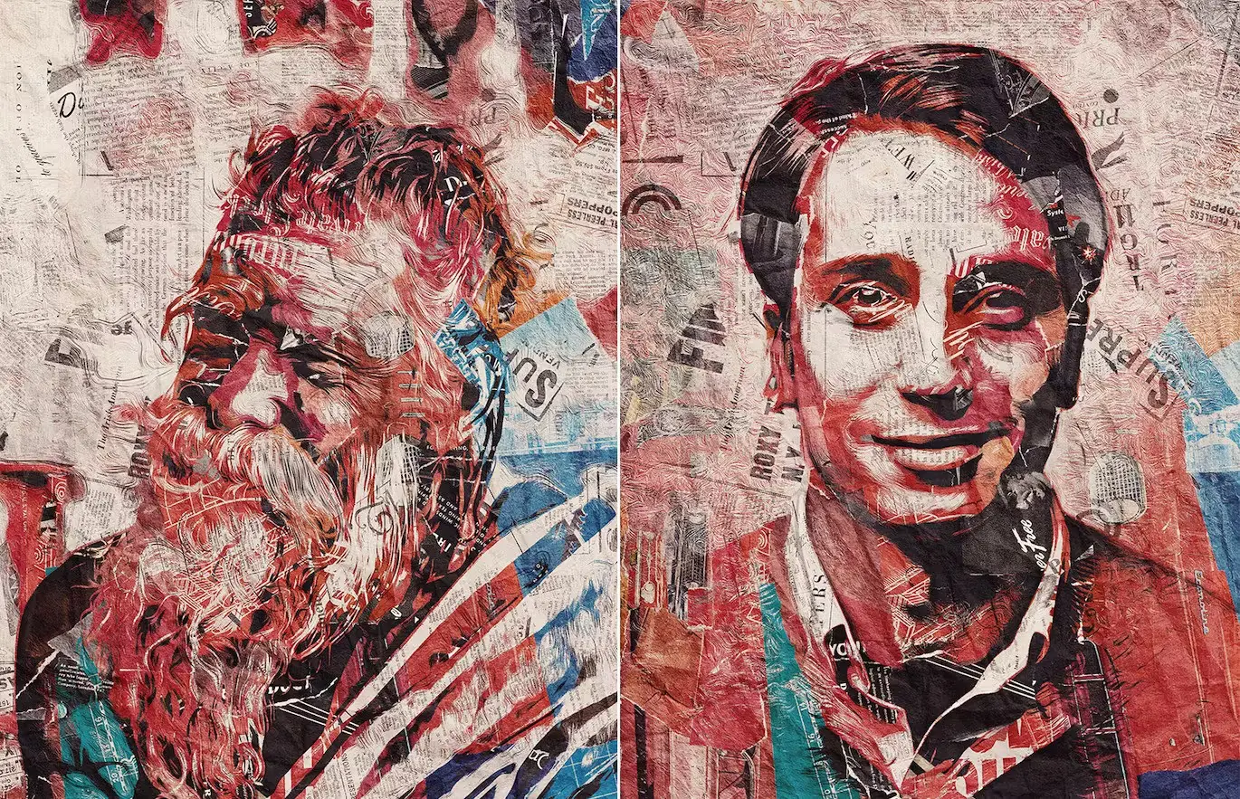 Newspaper Collage Art Effect - Transform Your Photos