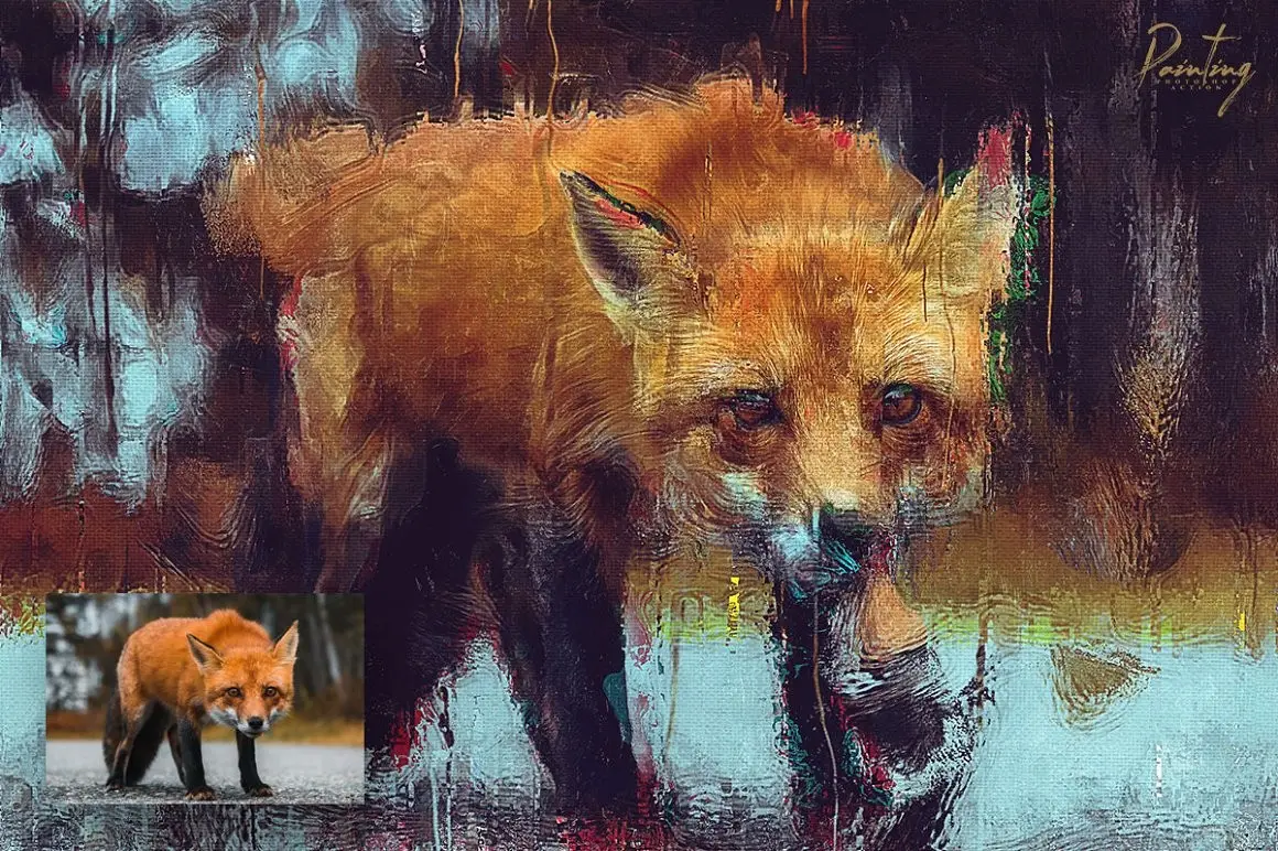 Painting Photoshop Action - Transform Your Digital Art