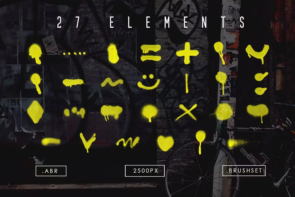 Procreate & Photoshop Urban Spray Brushes