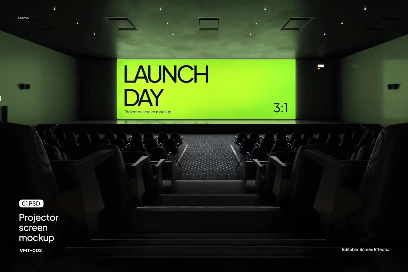 Event Screen Mockup for Stunning Presentations