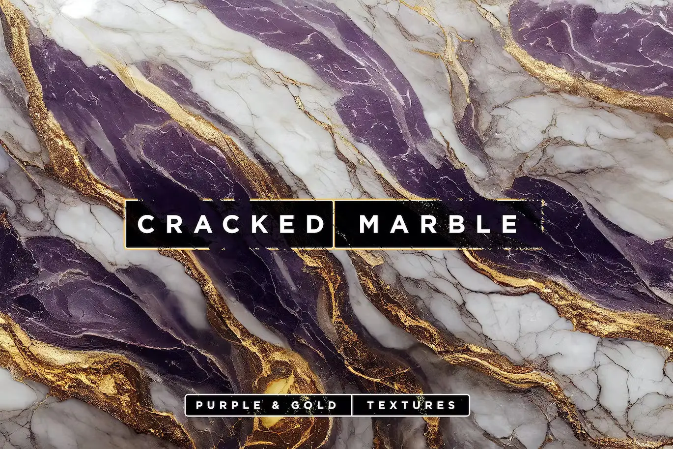 Purple & Gold Marble Textures Pack | High-Resolution Textures