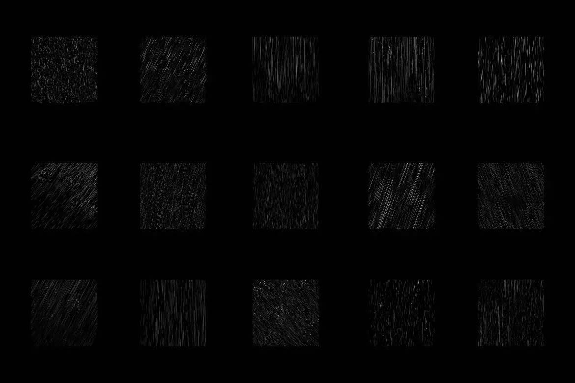 Rain Fall Overlays - Realistic Effects for Your Photos