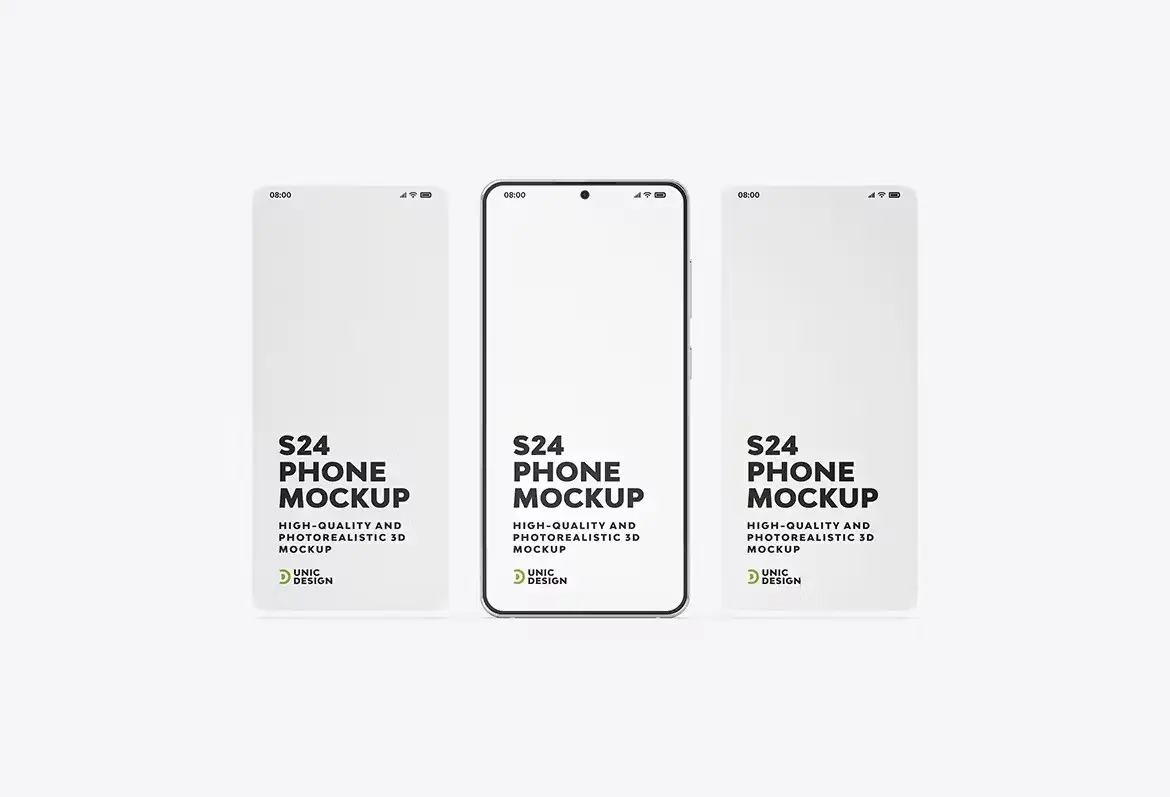Samsung Galaxy S24+ Phone Mockup - Showcase Your Designs