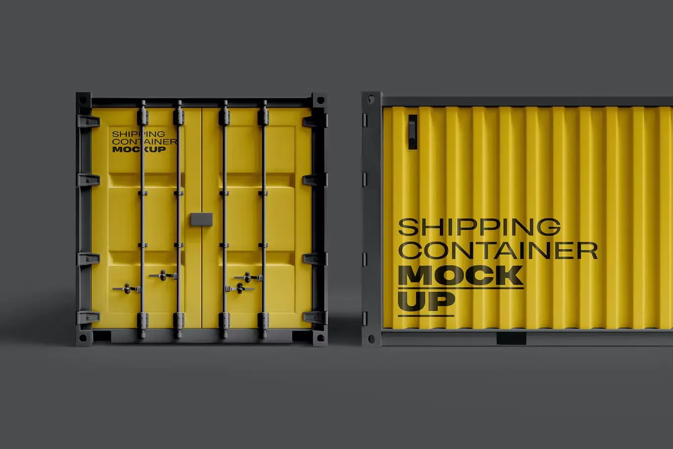 Shipping Container Mockup for Custom Branding