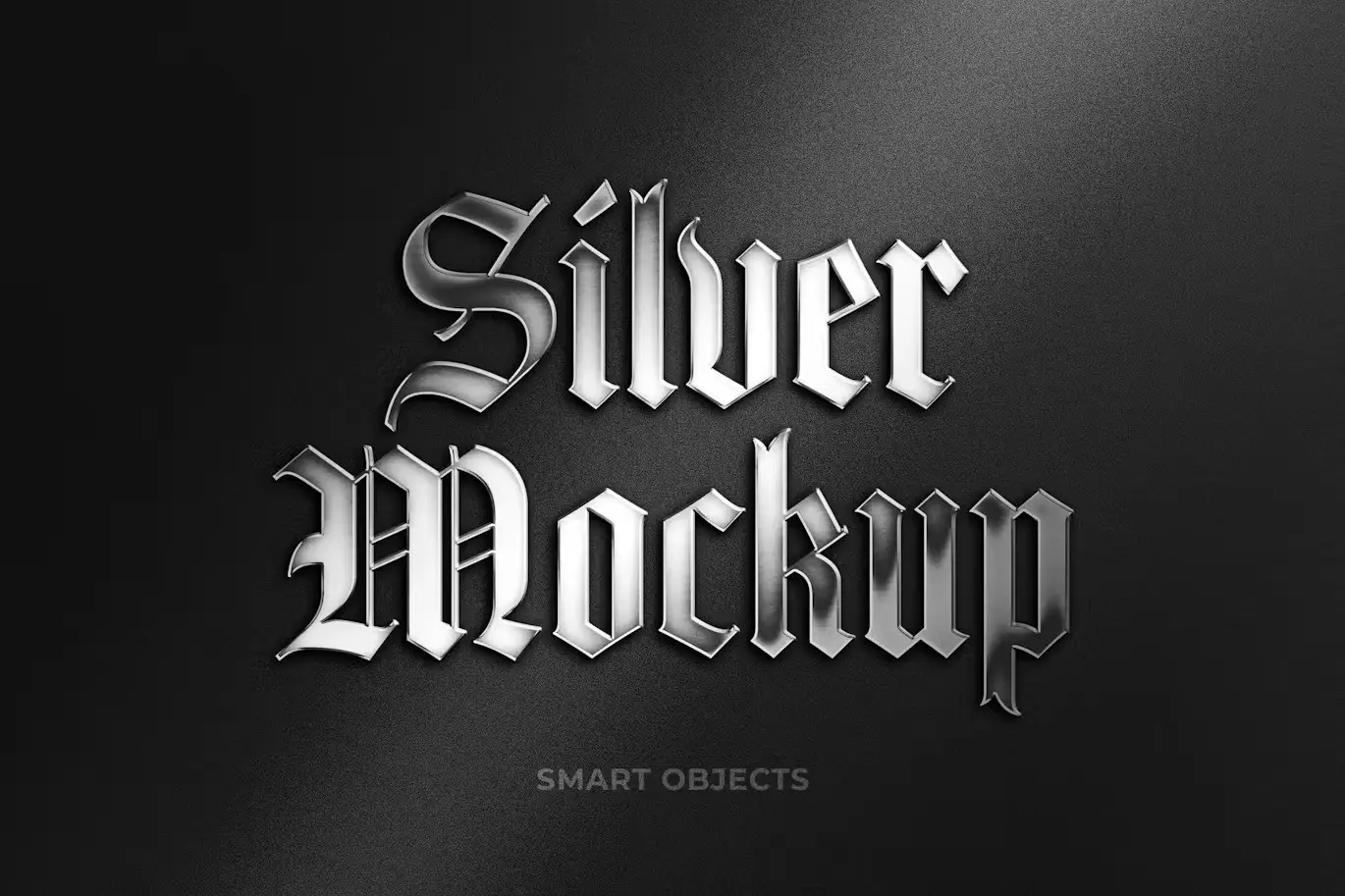 Silver Logo Mockup - Showcase Your Designs