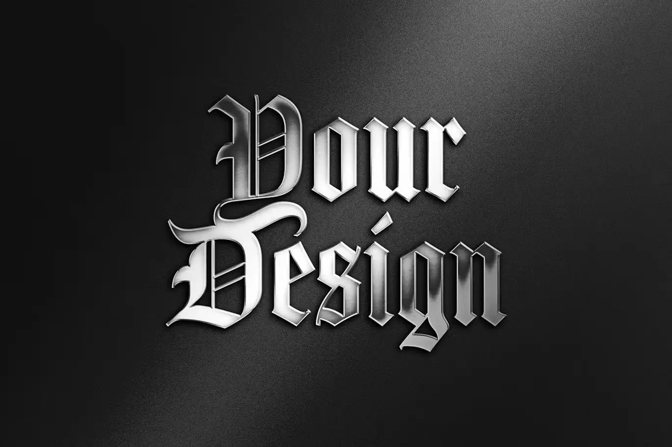 Silver Logo Mockup - Showcase Your Designs