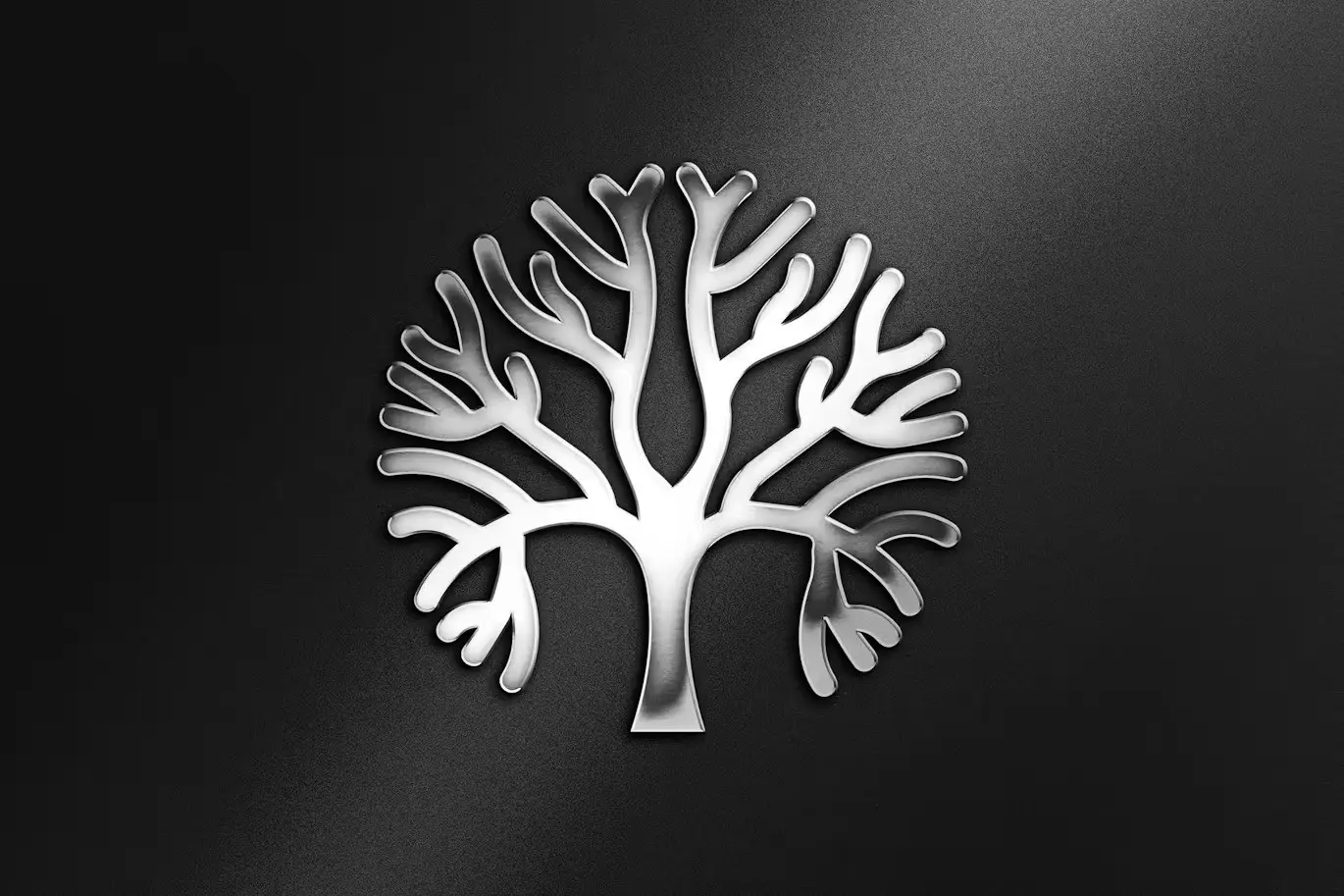 Silver Logo Mockup - Showcase Your Designs