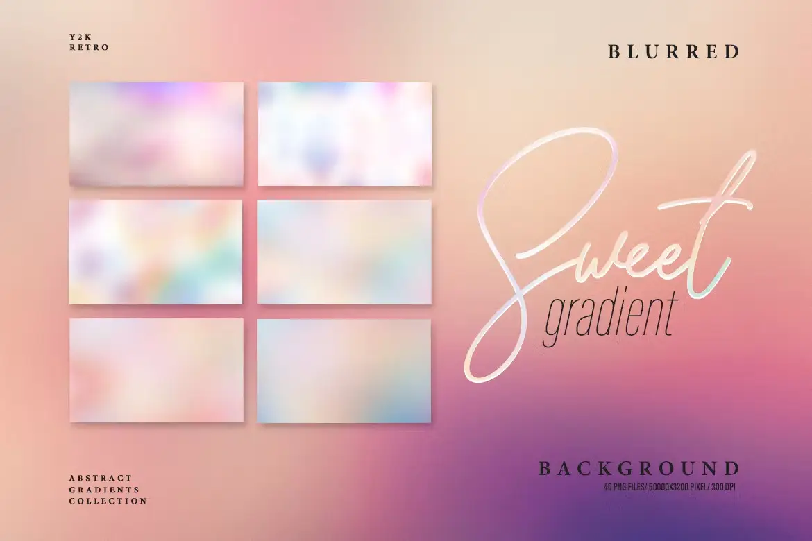 Sweet Gradient Backgrounds for Creative Projects
