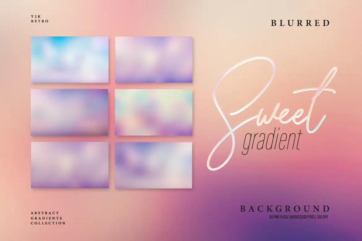 Sweet Gradient Backgrounds for Creative Projects
