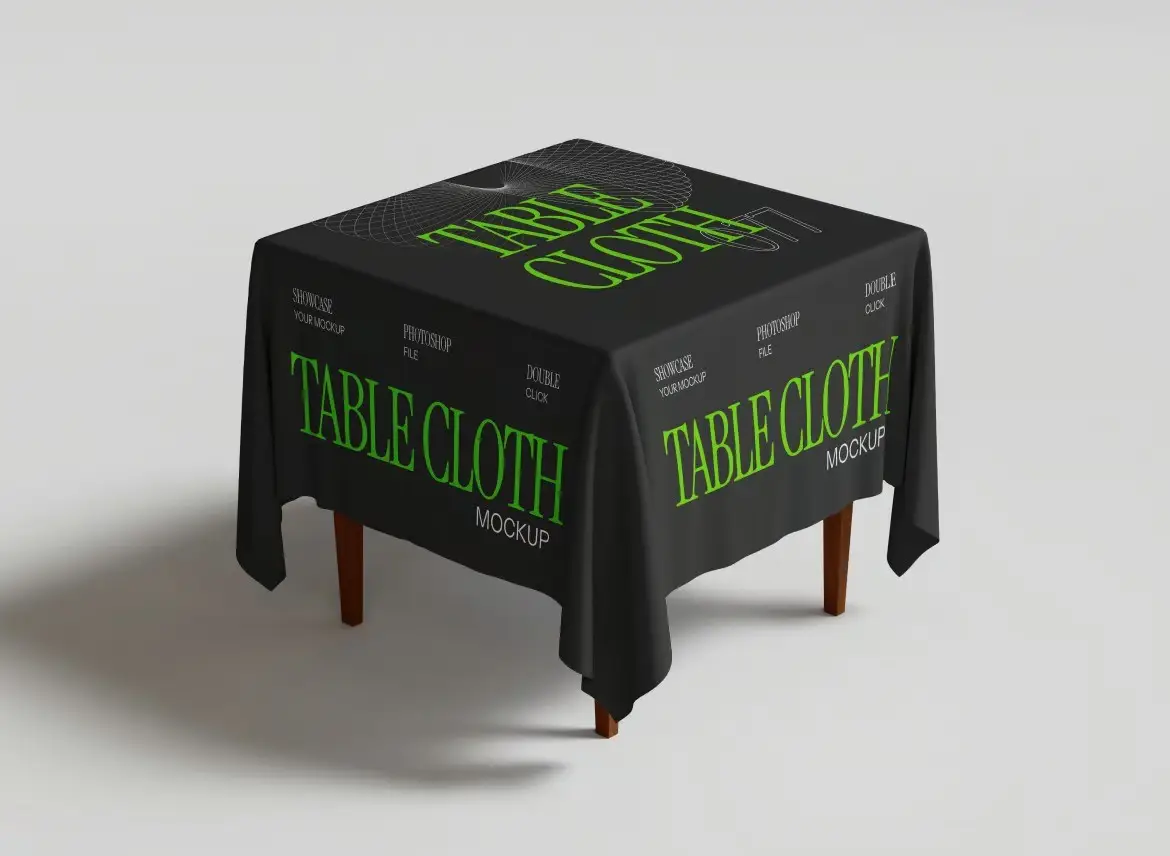 Table Cloth Mockup for Stunning Presentations
