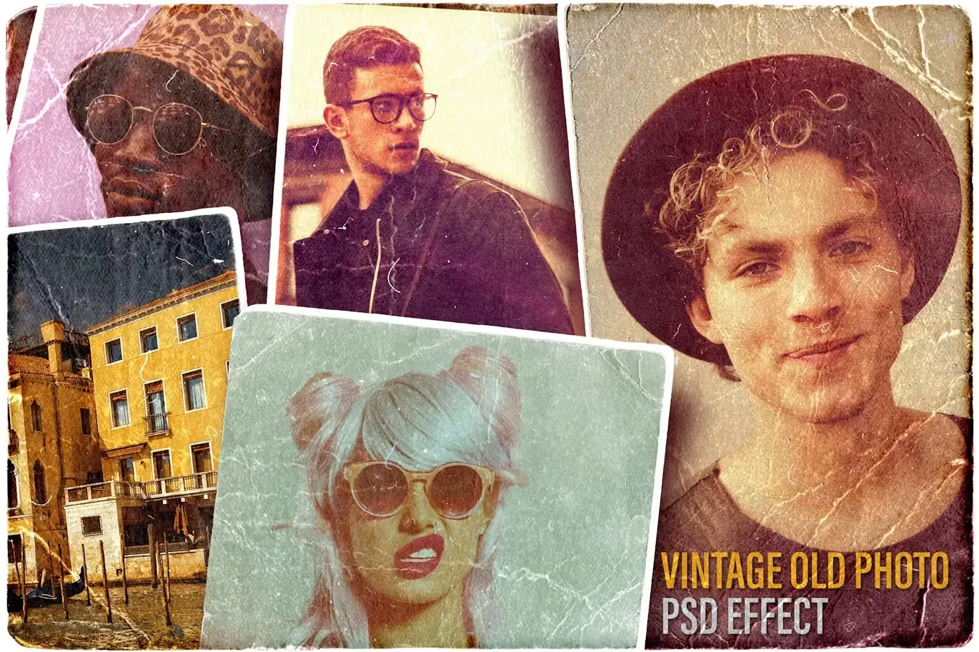 Vintage Old Photo PSD Effect - Transform Your Photos