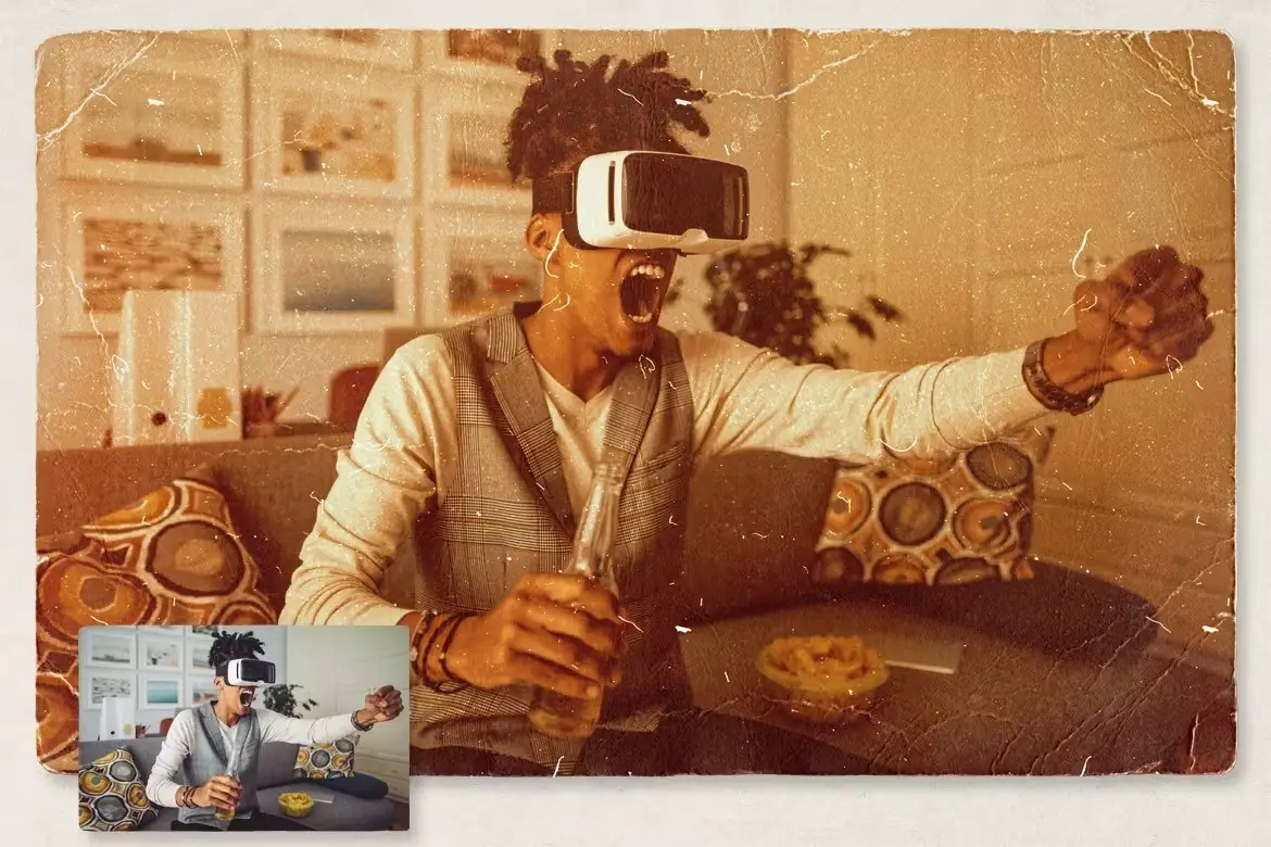 Vintage Old Photo PSD Effect - Transform Your Photos